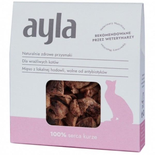 Ayla Cat serca kurze 28 g | kot \ dla kociaka \ przysmaki kot \ dla ...